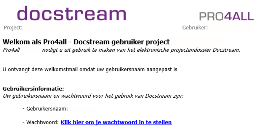 Hoe activeer ik mijn Docstream-account?